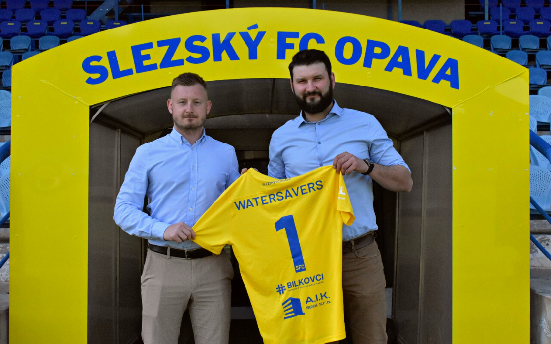 Slezský navázal partnerství se společností WATERSAVERS | Slezský FC Opava