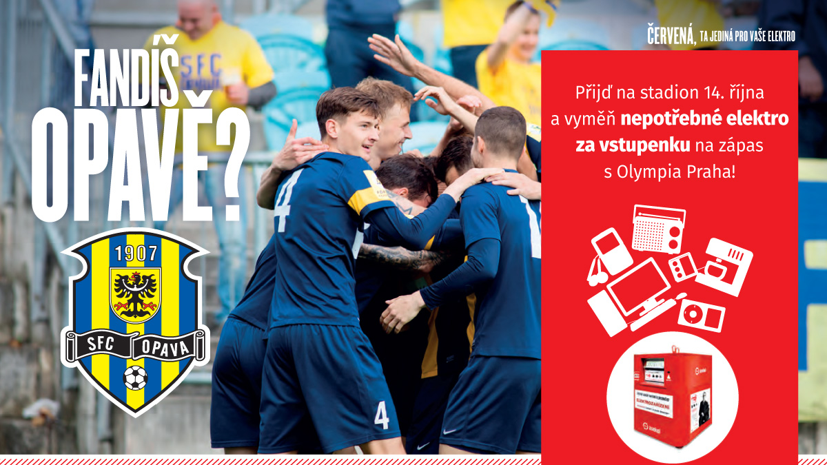 Fanoušci SFC mohou získat za vysloužilé elektro vstupenku na fotbal | Slezský FC Opava